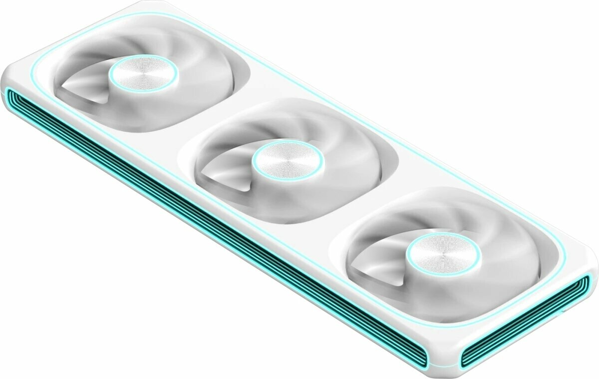 Вентилятор для корпуса Formula Air Fusion 3 Wh ARGB 360х120x28 белый 4-pin 34.95дБ Ret