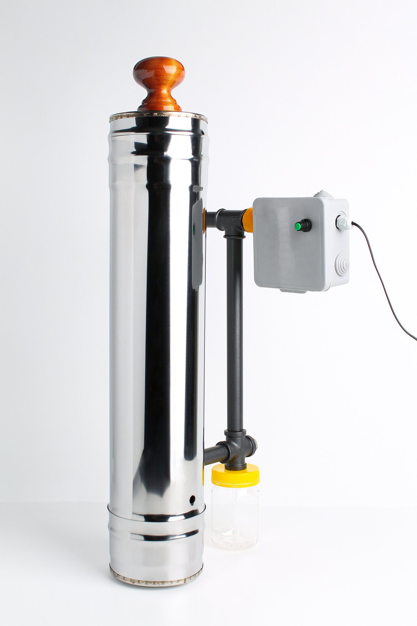 Дымогенератор холодного и горячего копчения ДГ 4.5, зеркальный