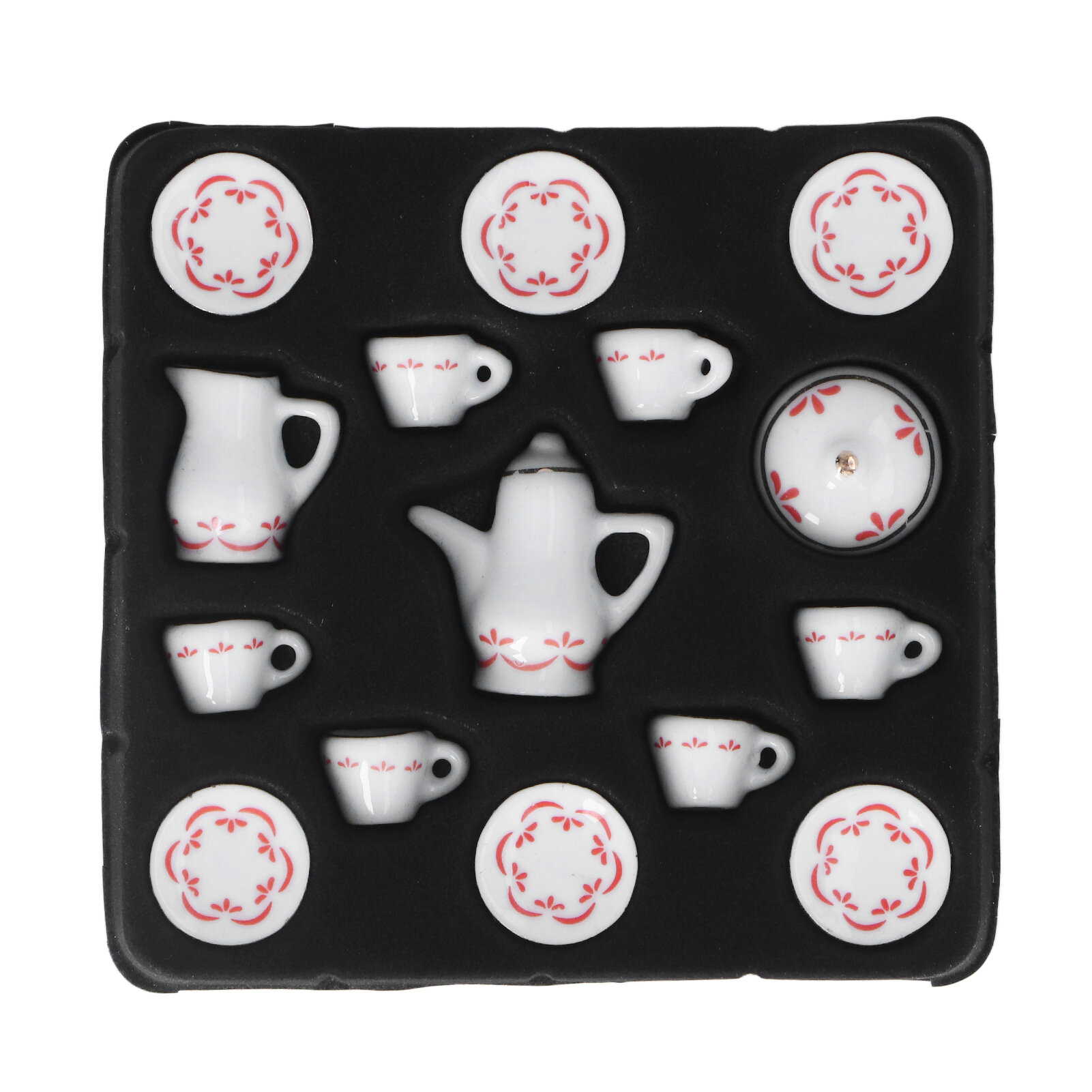 1:12 Миниатюрная керамика кубка чайной чашки симуляция фарфоровых игрушек чайного вечеринки для украшения кукол DIY DIY