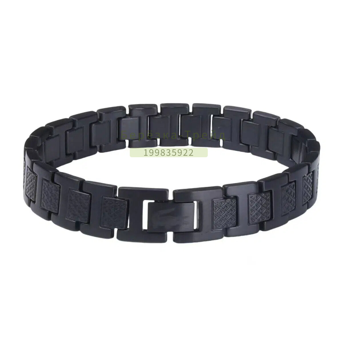 Браслет-цепочка 21cm черный браслет Титановый сплав