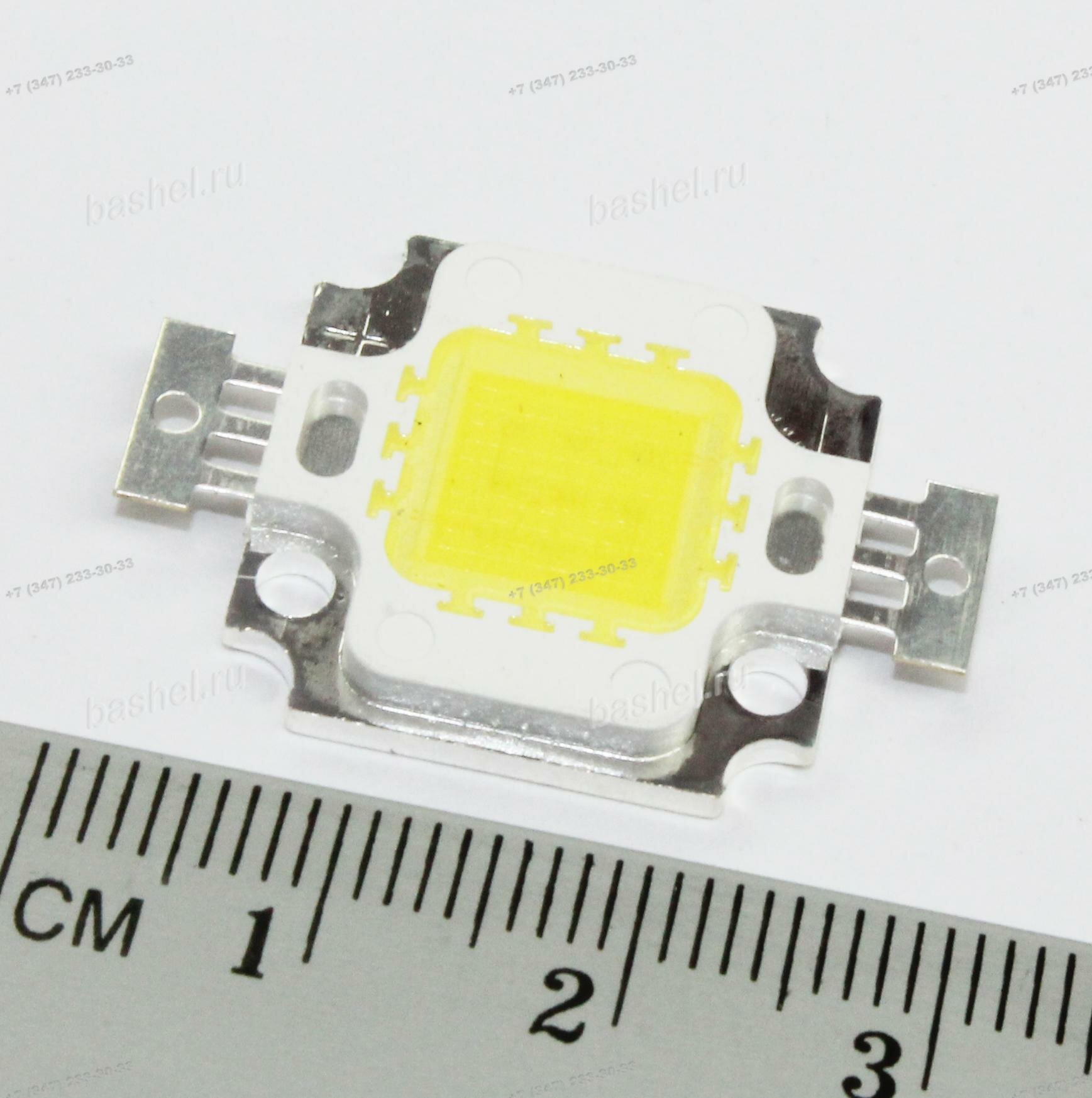 COB-10W 800Lm, 6000k, 300mA, 26-30V PV010W White (для прожекторов), Мощный светодиод