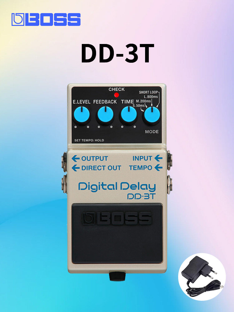 BOSS DD-3T аксессуар для электрогитары педаль-эффектор с эффектом sostenuto