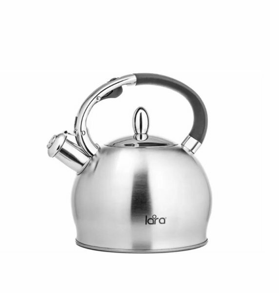 Чайник LARA (матовый) 3,1л, индукционное дно 0.5мм, хромированная оцинкованная ручка (LR00-10)