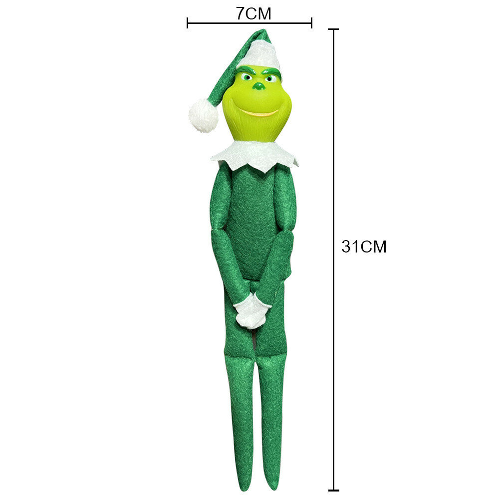 Whimsical nightmare before christmas elf doll pvc holiday ornament display style f