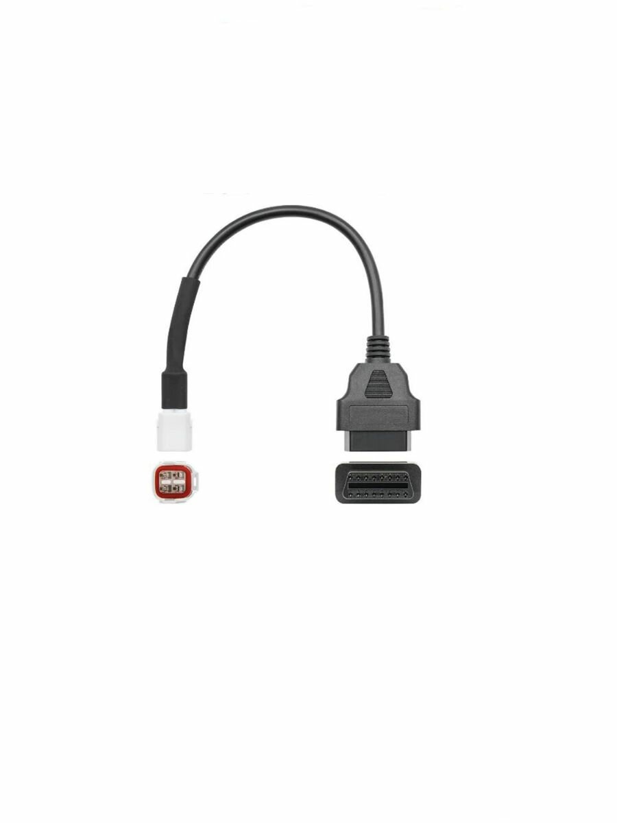 Диагностический кабель-адаптер OBD2 4 pin для мотоциклов Yamaha