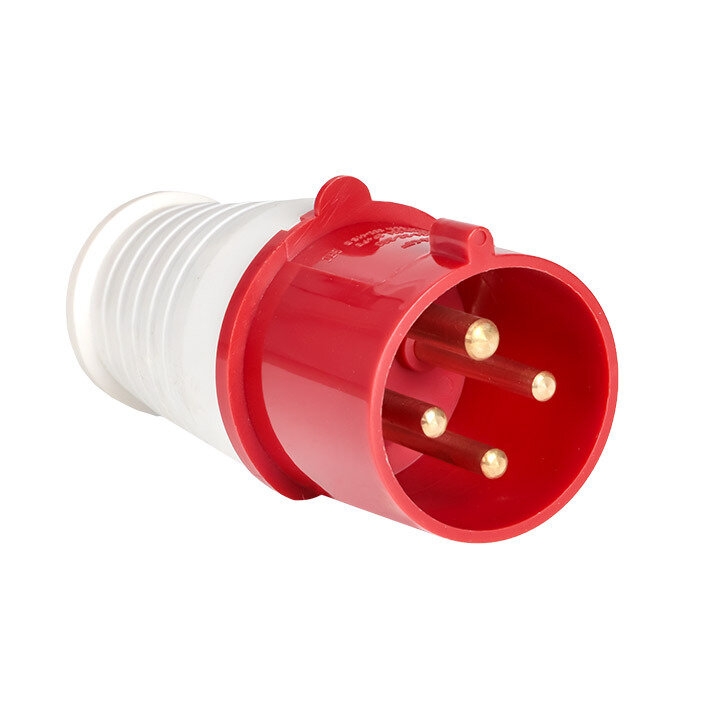 Вилка кабельная EKF 32А 3Р+Е IP44 переносная, 380В