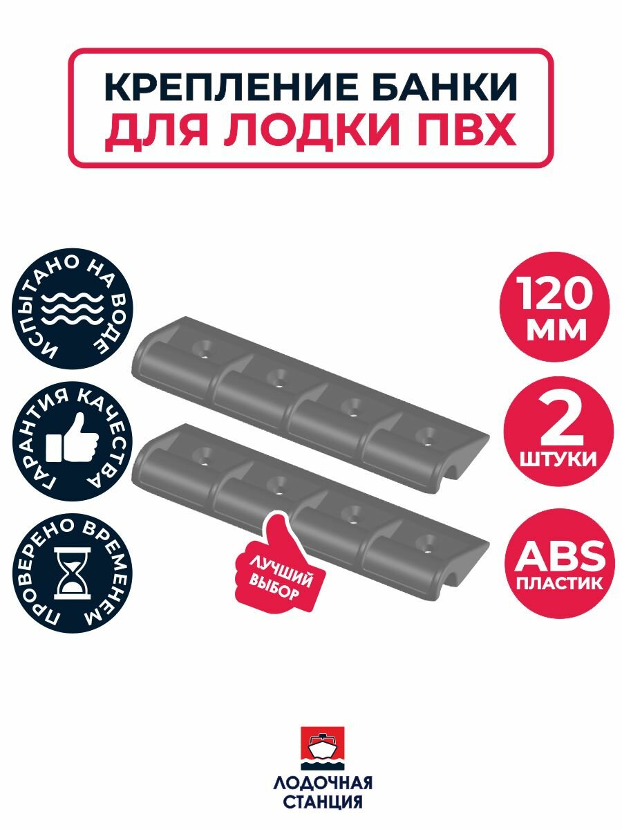 Крепление банки, сиденья, лавки для лодки ПВХ передвижное