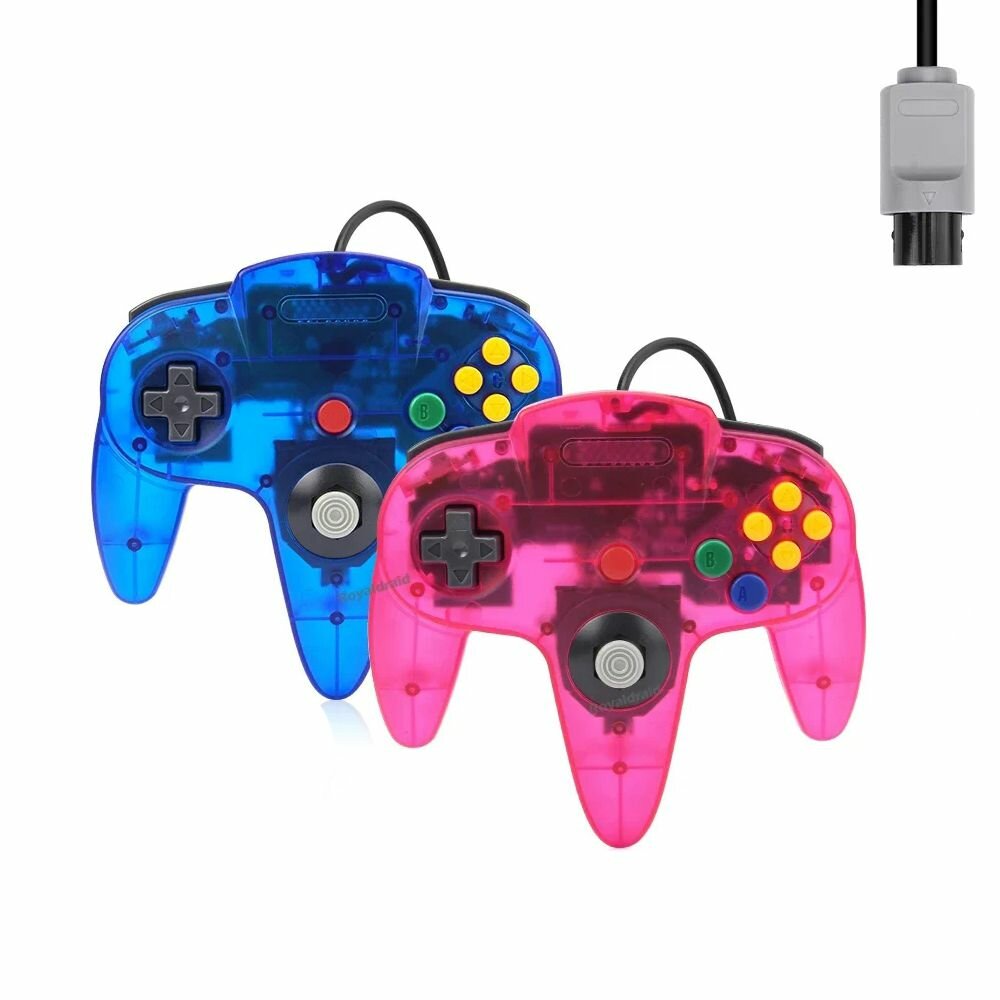 Проводной геймпад для консоли N64, контроллер джойстика для N64, классический джойстик, аксессуары для ретро-игровой консоли