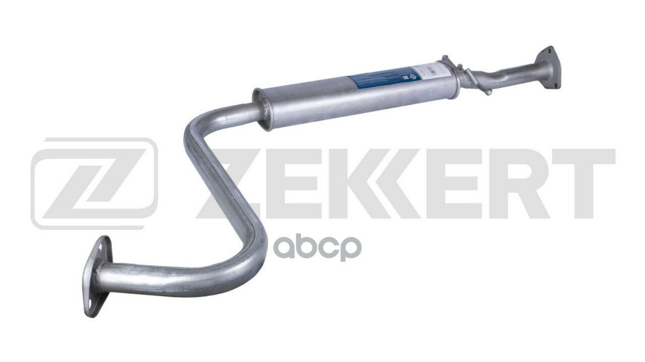 Глушитель дополнительный Chevrolet Lanos (T100) 97- Daewoo Lanos (KLAT) 97- Sens (KLAT) 97- корот Zekkert арт. ga-2003a
