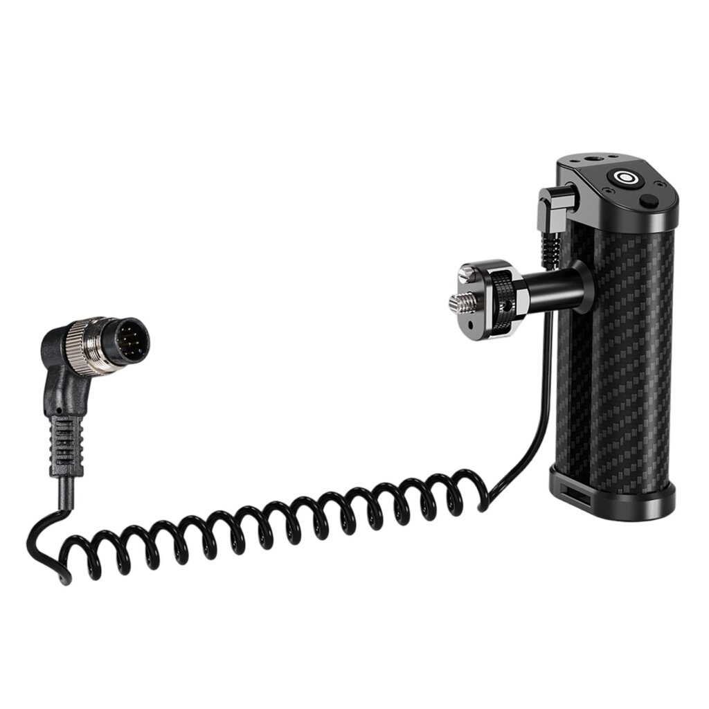 Эргономичная боковая ручка для камеры из алюминиевого сплава с кабелем для спуска затвора 2.5мм