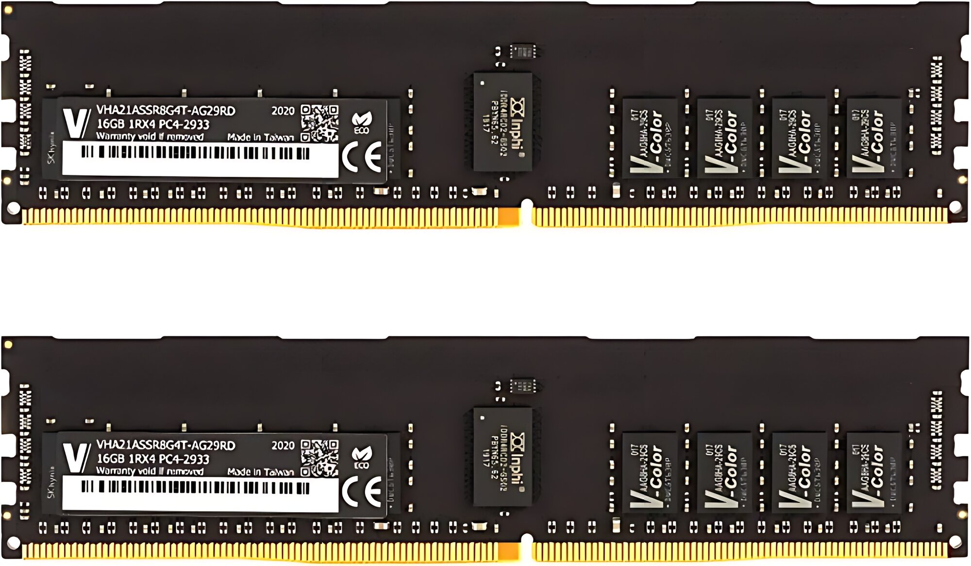 Оперативная память DDR4 2933 64GBx2 ECC/REG V-Color Mac Memory VHA21ASDRAG4T-CG29RD