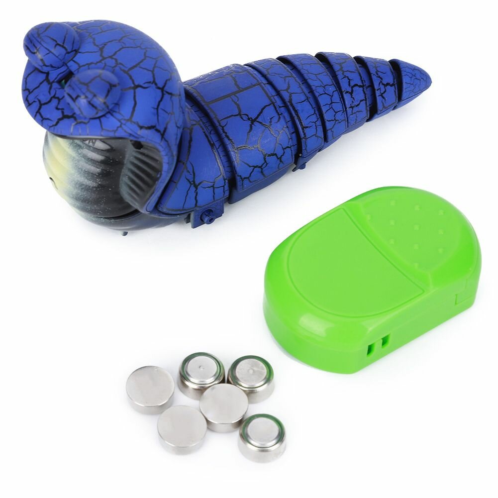 Электрическая игрушка-змея с ИК-пультом (фиолетовая)