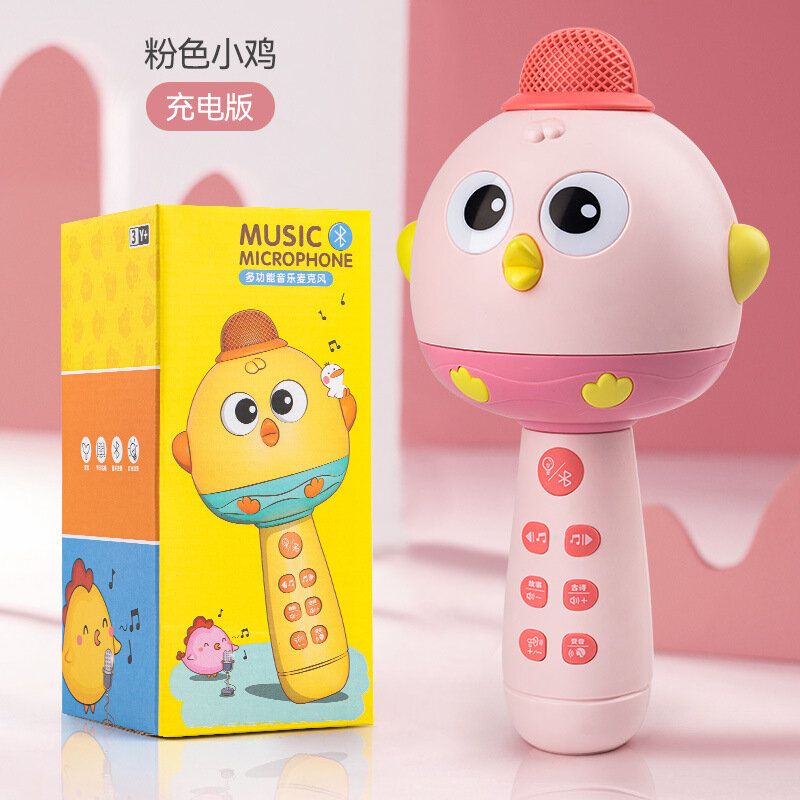Микрофон со звуком встроенный микрофон для детей портативный мини-музыкальная игрушка с песней Упаковка цветной коробки