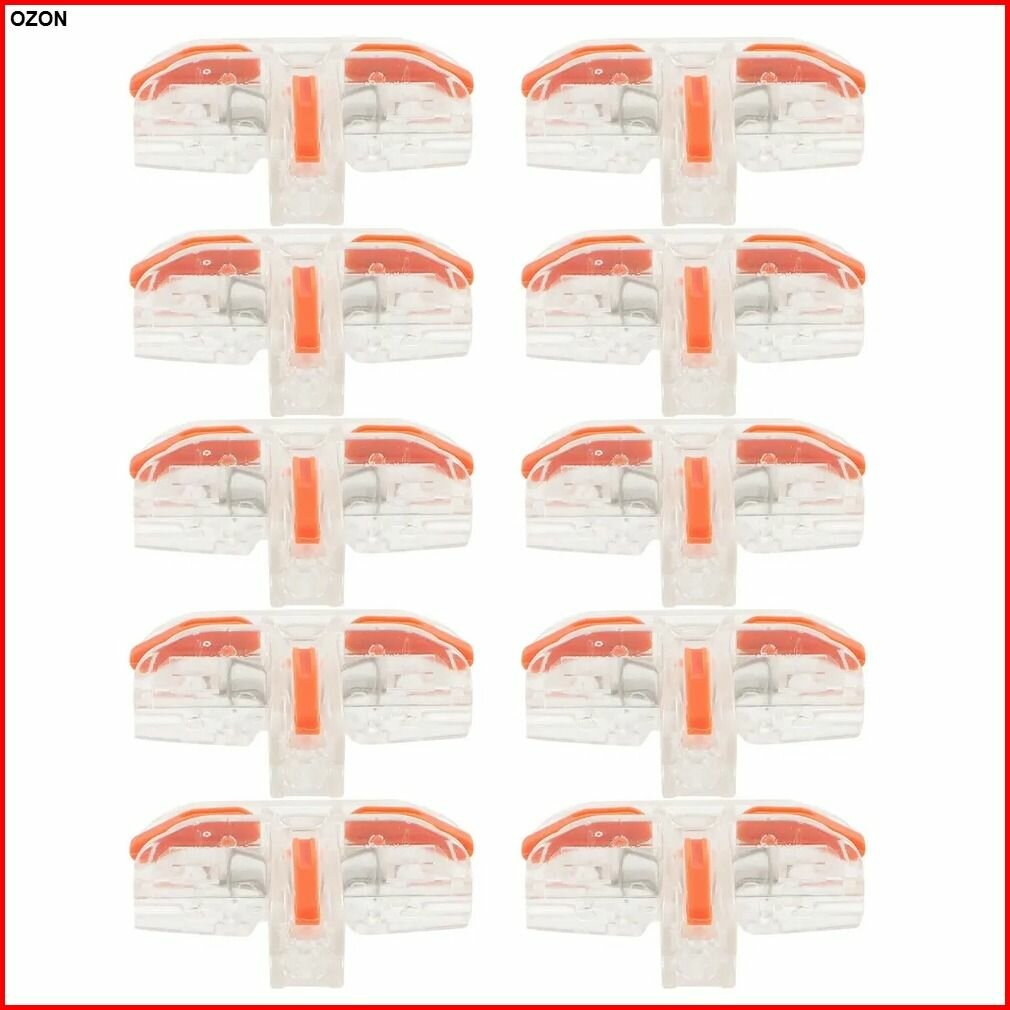 10 Штук Т-Образных Соединителей Для Проводов Из Меди И Нейлона, Быстроразъемные Соединители Для Внутренней Проводки