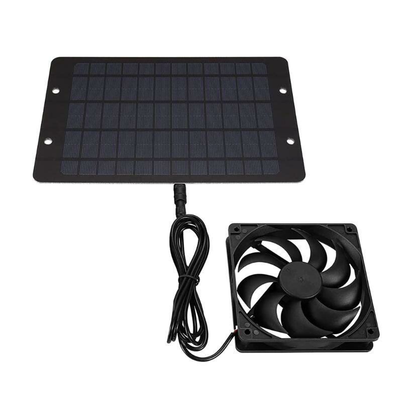 Солнечный вытяжной вентилятор для курятника, Одиночный вентилятор