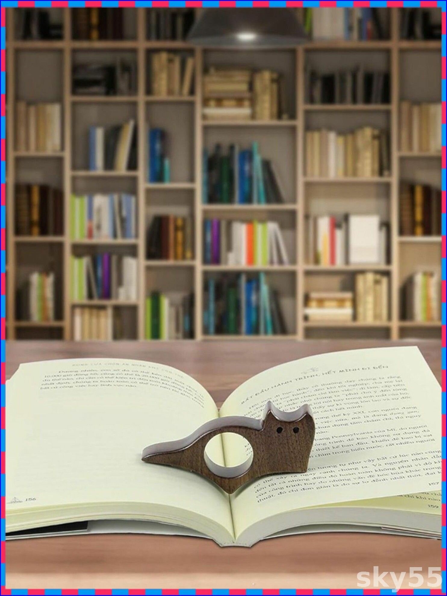 1 шт. Держатель для страниц, деревянный