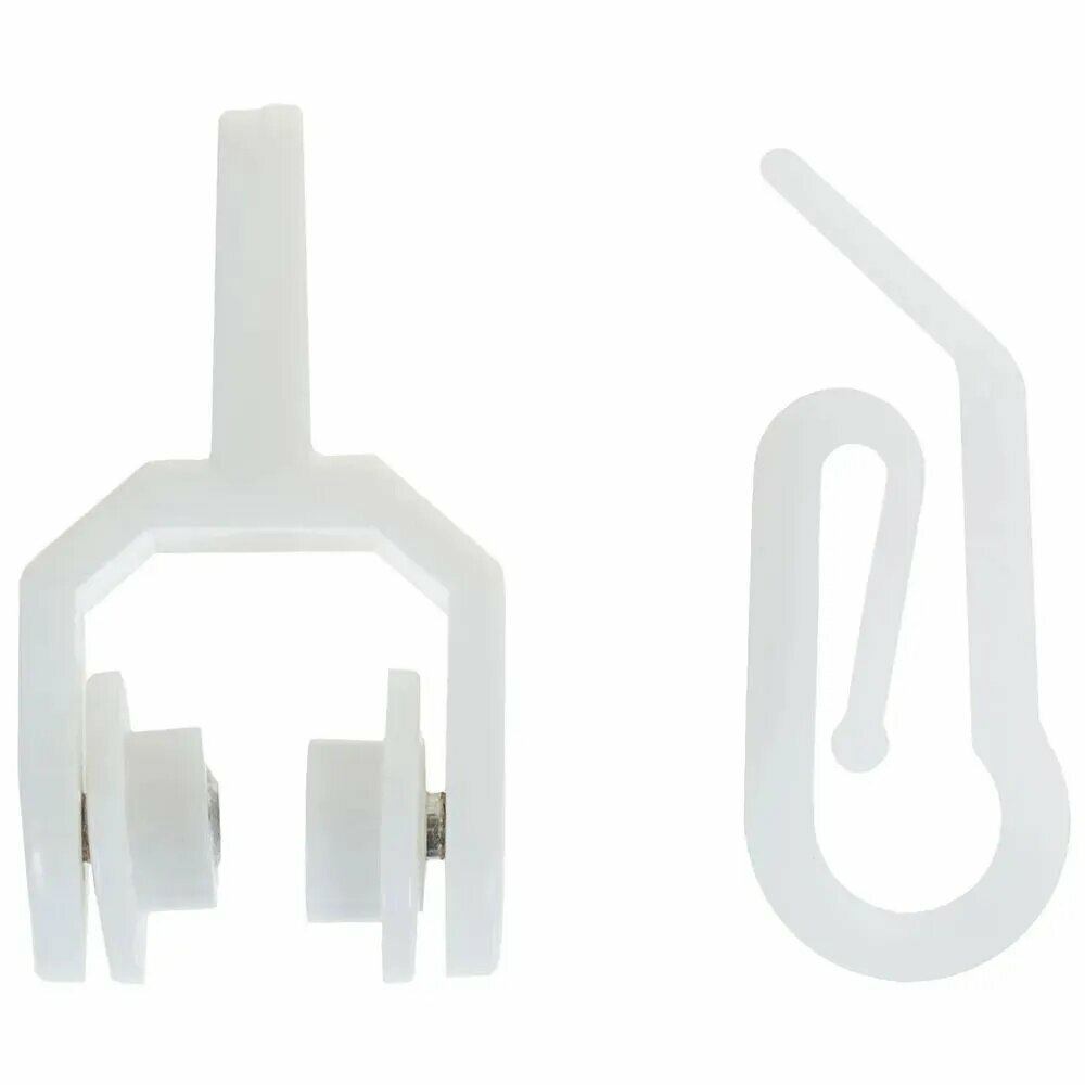 Ролики-улитки для гибкого карниза 20 шт, белые, для штор и занавесок