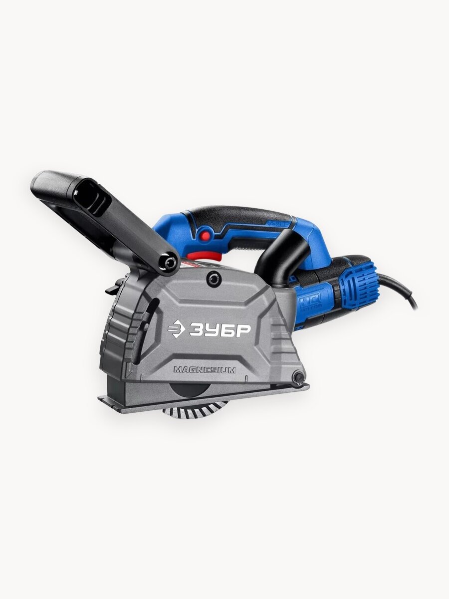 Штроборез (бороздодел) ЗУБР Профессионал d 125 мм, 1600 Вт, 30 мм ЗШ-П30-1600, выполнения штроб