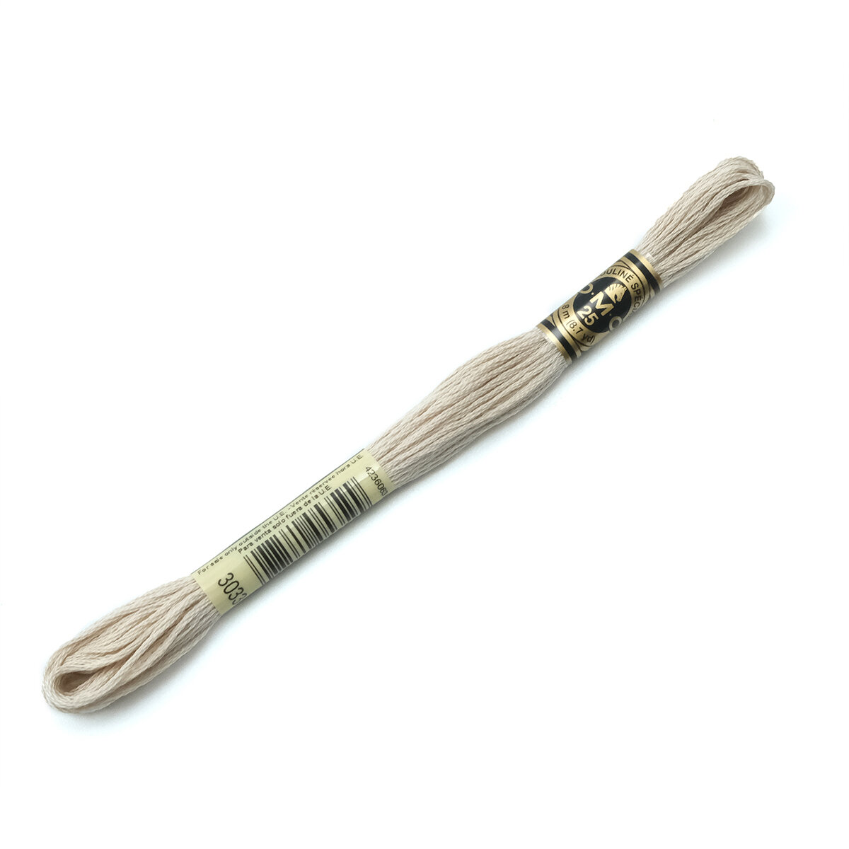 Мулине одноцветный набор DMC 117, мерсеризованный хлопок, 8 м (3033), 12 шт