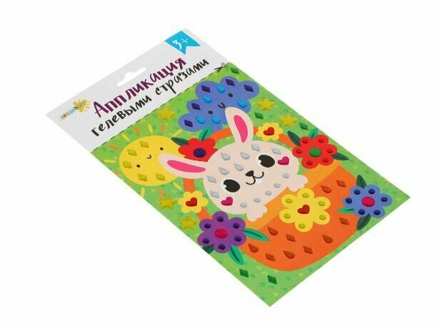 Аппликация со стразами гелевыми, 15х20 см