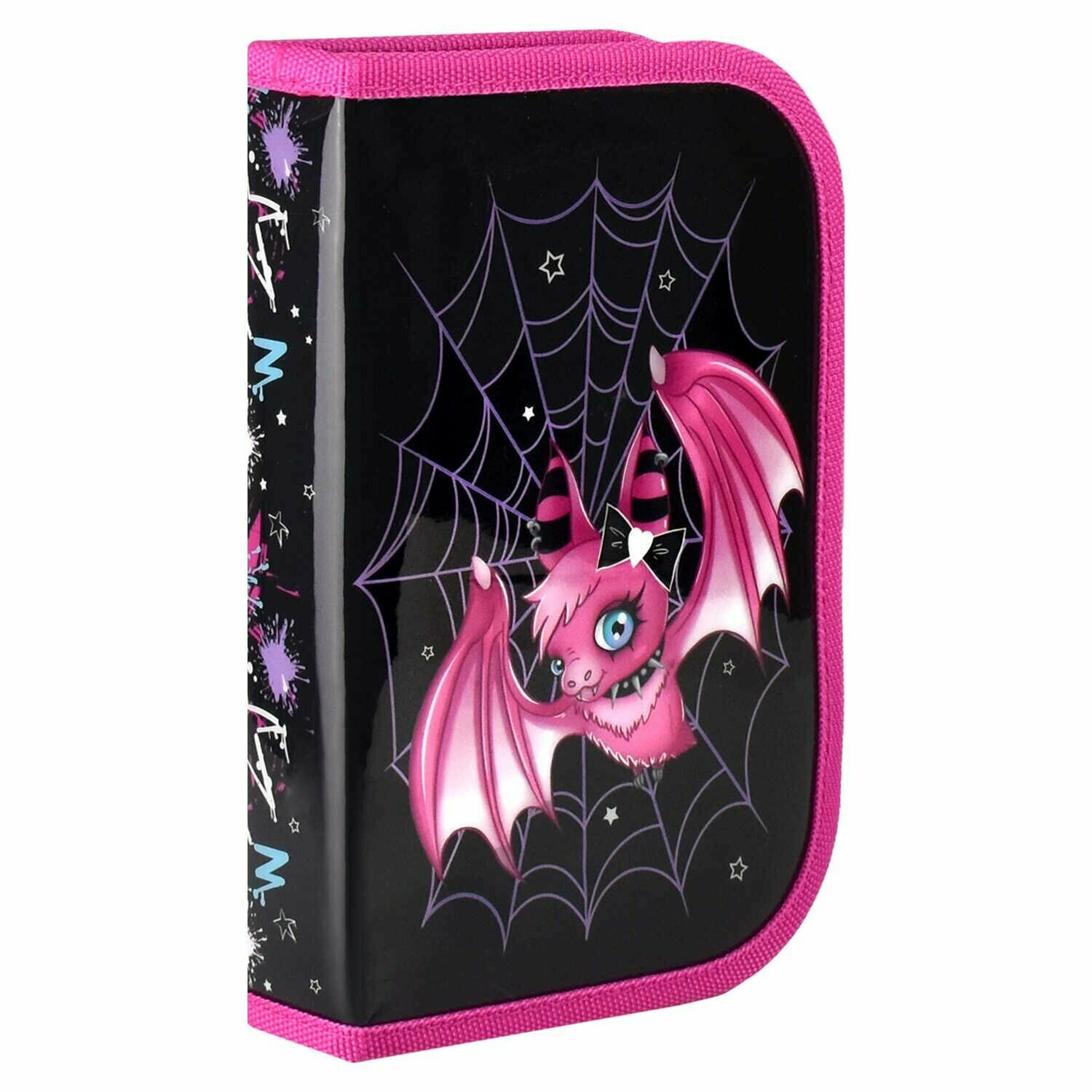 Пенал школьный Феникс+ "Гламурная мышки" 133*200*35мм, на молнии, полиэстер, 1 отделение, без наполнения