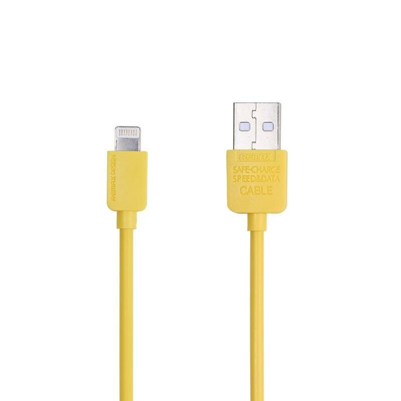 USB Дата-кабель Remax RC-06i для смартфона Apple Lightning 8-pin, 1 метр, оранжевый