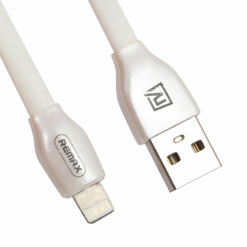 USB Дата-кабель Remax Laser Data Cable RC-035i для смартфона Apple Lightning 8-pin, 1 метр, белый