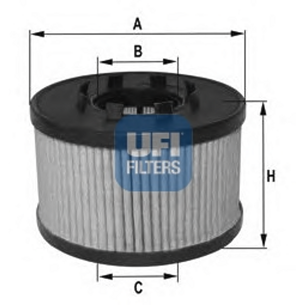 UFI 25.015.00 (1088179 / 1349745 / 5C1Q6744AA) фильтр масл.(бп)\Ford (Форд) Mondeo (Мондео) 2.0di 16v / Transit (Транзит)