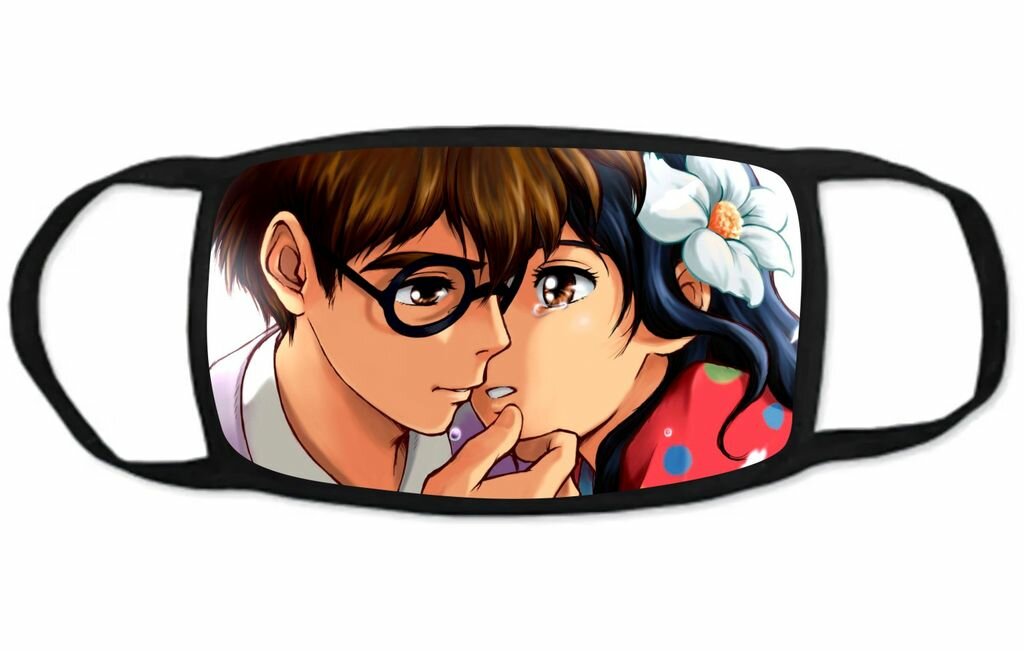 Маска на лицо Ветер крепчает, The Wind Rises №7, Детская 18 на 10 см