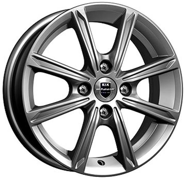 Диск K&K Флэш 5x14 4x98 dia:58,6 дарк платинум