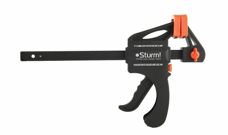 Струбцина STURM 1078-04-15 быстрозажимная, зев 15 см
