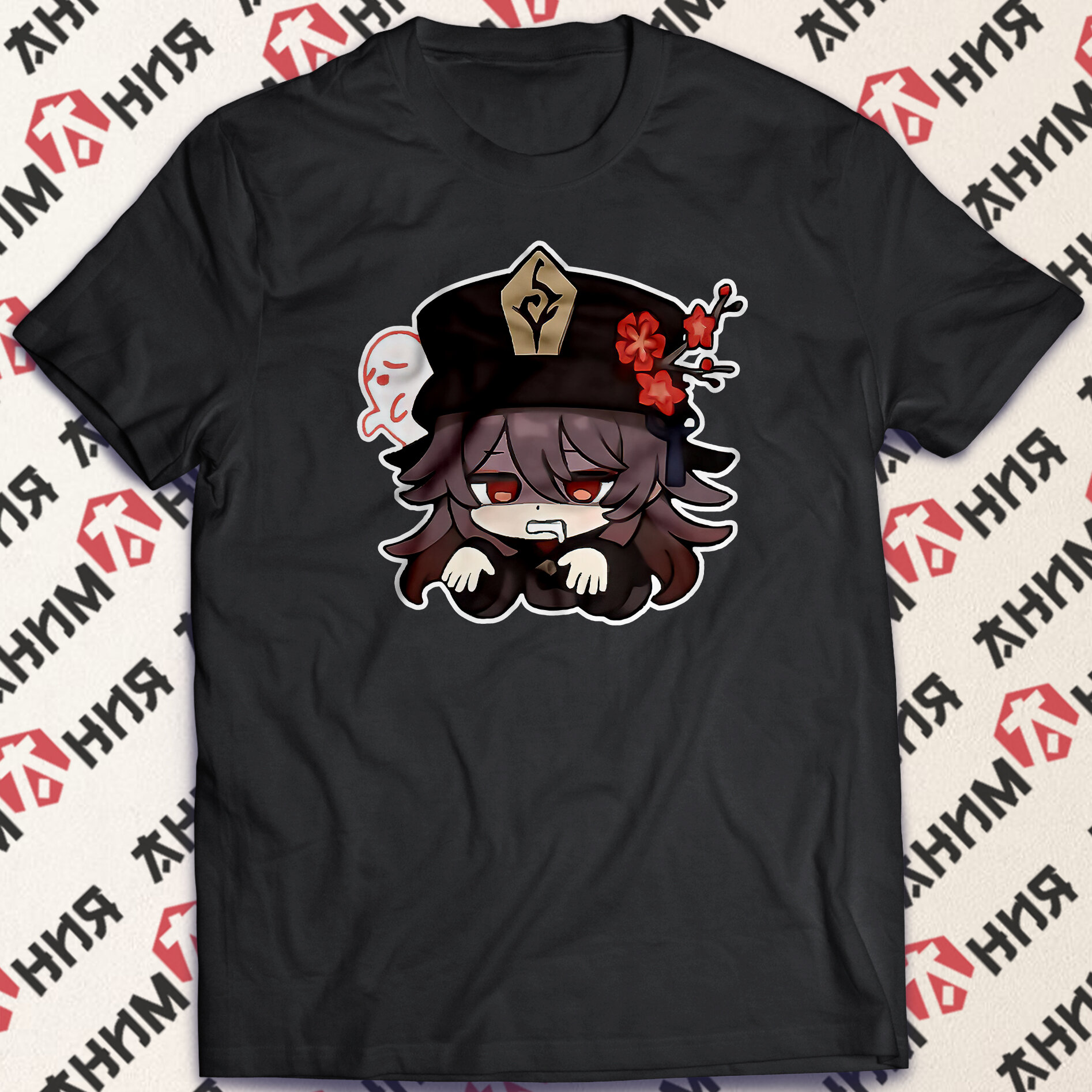 Футболка Футболка Геншин Импакт, Ху Тао