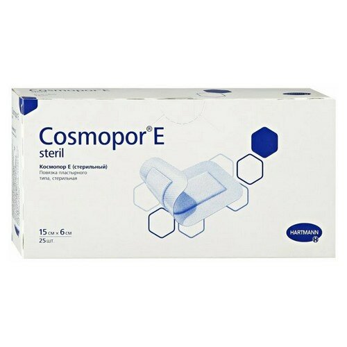 Hartmann Cosmopor Е повязка самоклеящаяся стерильная, 15х6 см, 25 шт.