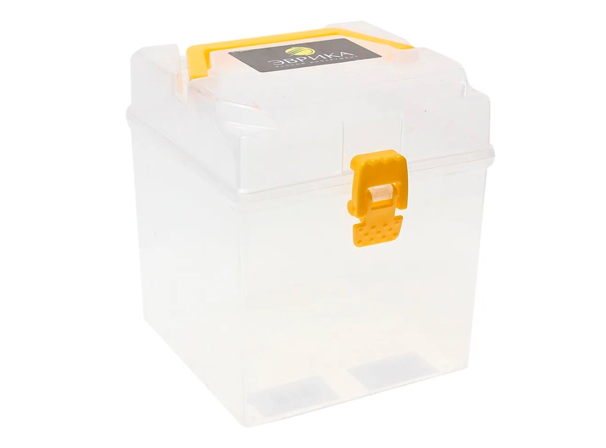 Ящик Эврика ER-10330, 14x14x16 см, прозрачный