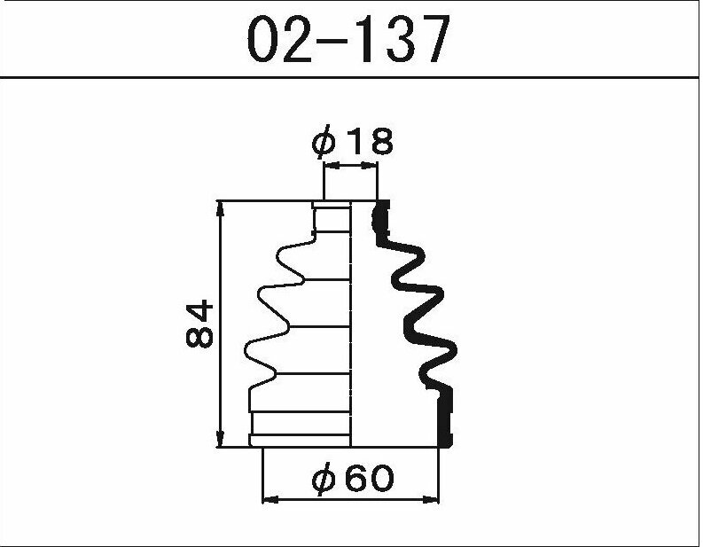 Пыльник шруса внешнего Maruichi 02-137