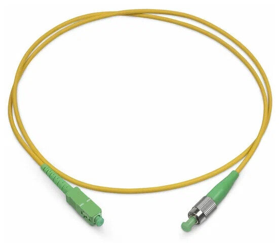 Патч-корд оптический (SM), 9/125, FC/APC-SC/APC 3.00 mm, (Simplex), 20 м.