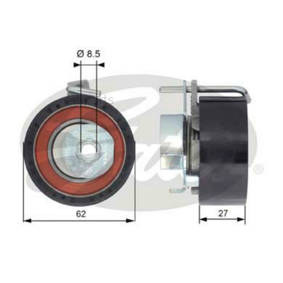 GATES T43171 Ролик натяжной GATES T43171