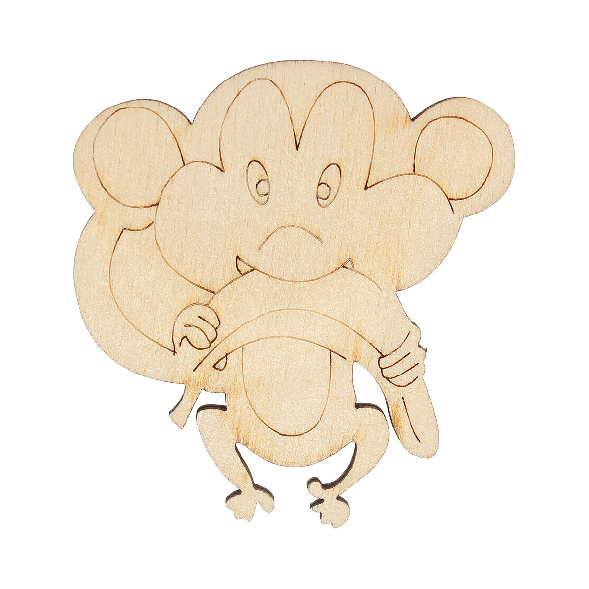 Заготовка деревянная для творчества 'Мартышка', 7*6,5 см, Astra&Craft