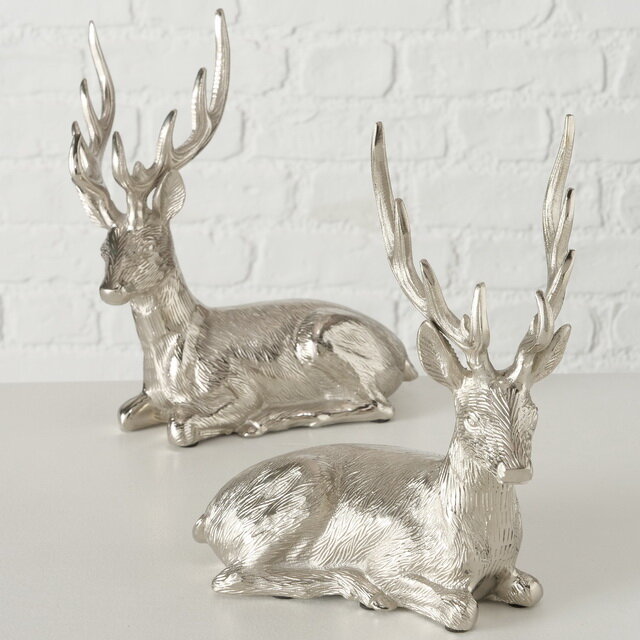 Декоративная фигурка Олень Кардинали 26 см, Boltze, 2014397