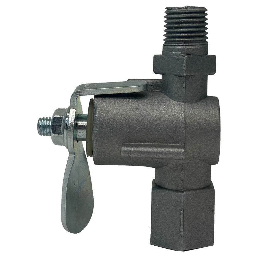 Кран ГАЗ-24, УАЗ радиатора масляного/бака топливного МТЗ-80, 82 в сборе, конусная резьба D-13/d-13мм арт. ПП6-1/КР25