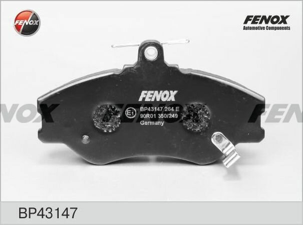 Тормозные колодки передние FENOX BP43147