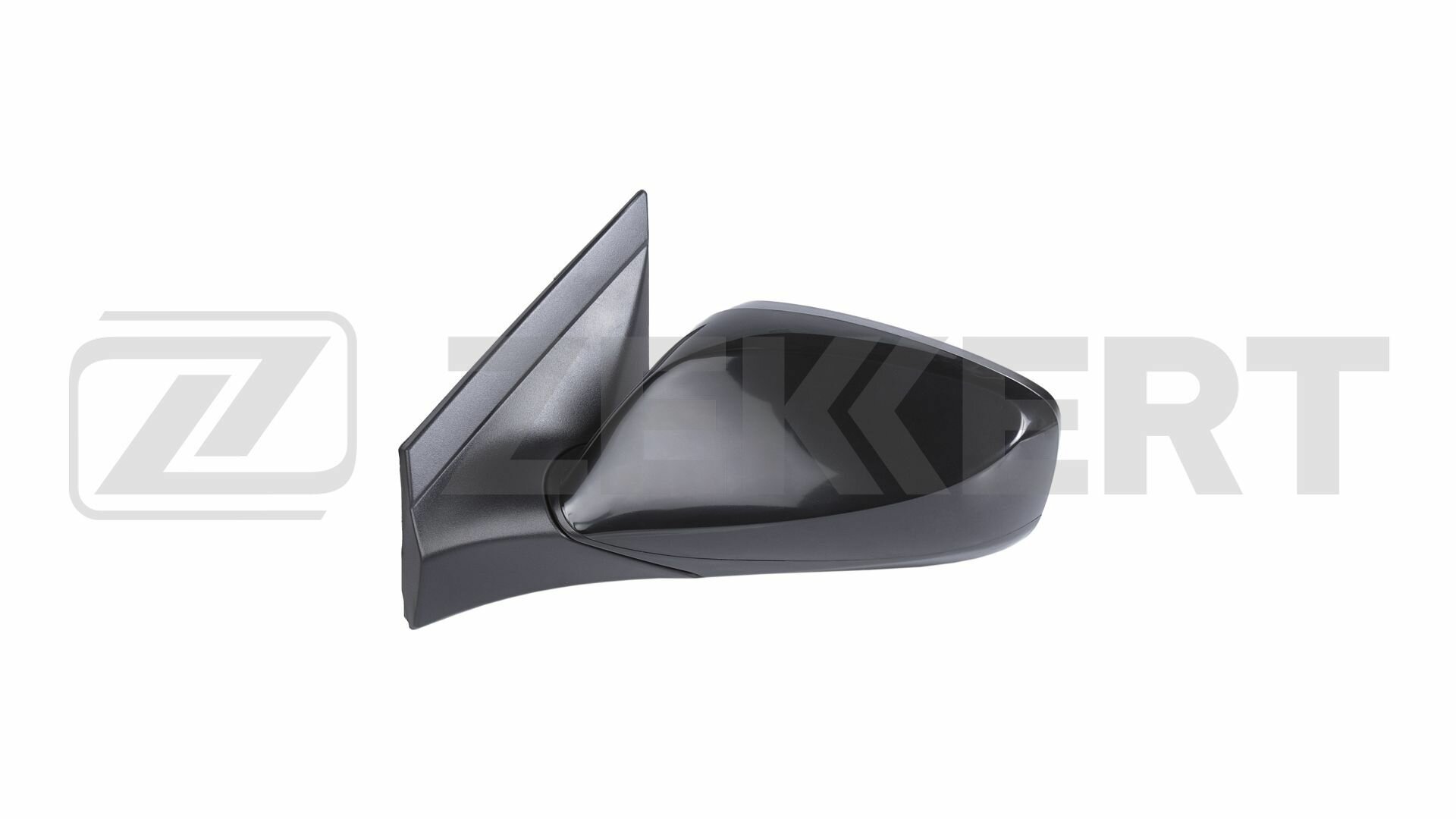 Зеркало в сборе левое, черное, плоское, электро, с подогр для Хендай Солярис SP-4020 ZEKKERT