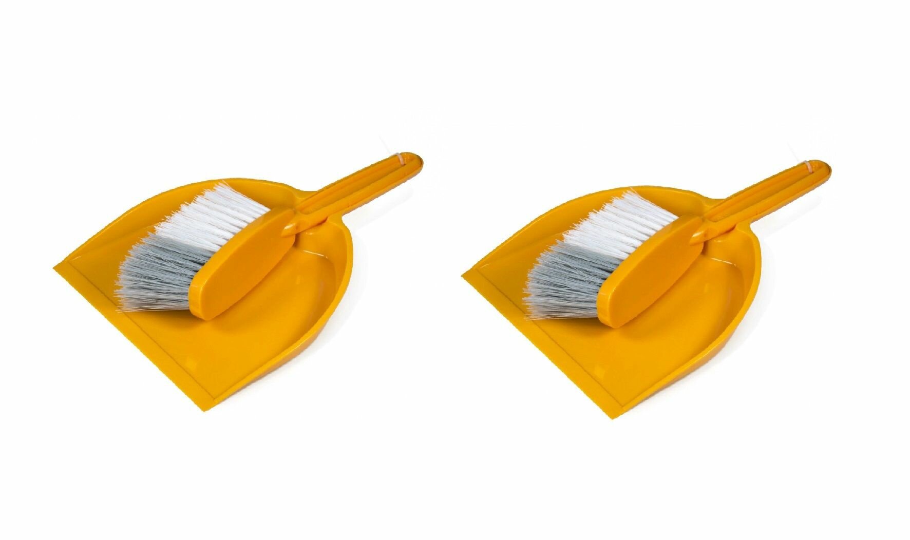 Martika Совок для мусора Фанго со щеткой, колор, 2 штуки