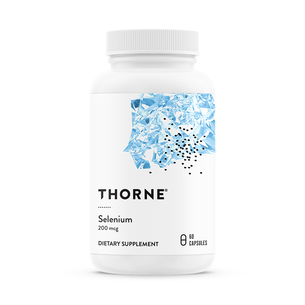 Thorne Selenium 60 капсул. Антиоксидантная защита и поддержка щитовидной железы. Произведено в США