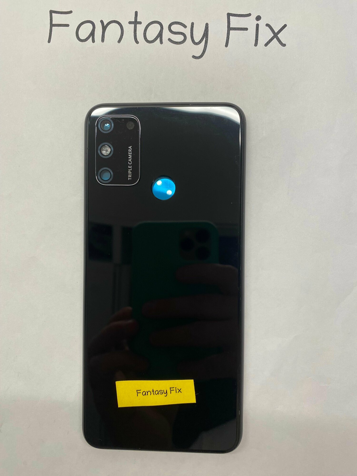 Задняя крышка для Huawei Honor 9A (MOA-LX9N) черная