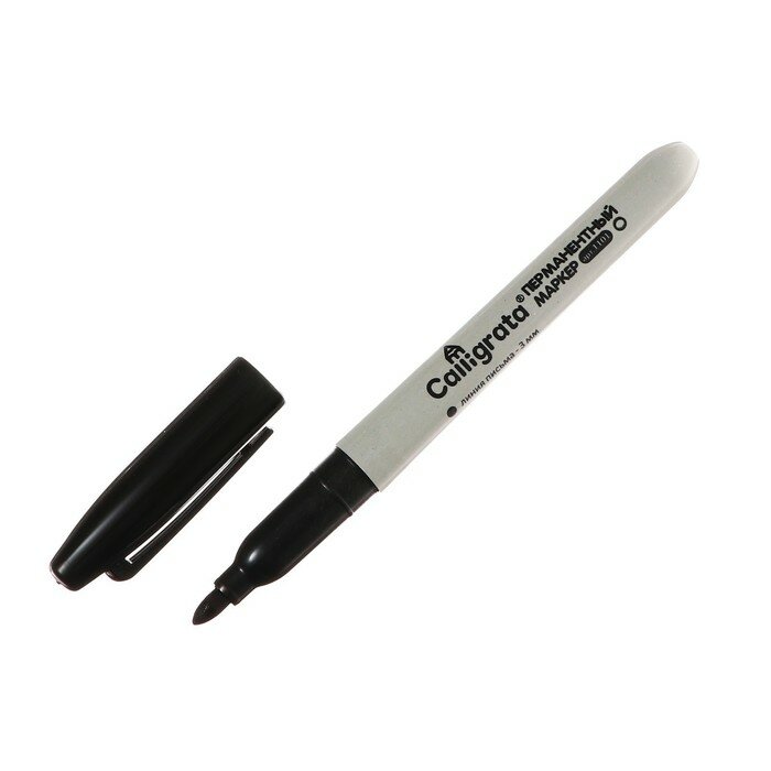 Маркер перманентный Calligrata, чёрный, узел 3.0 мм