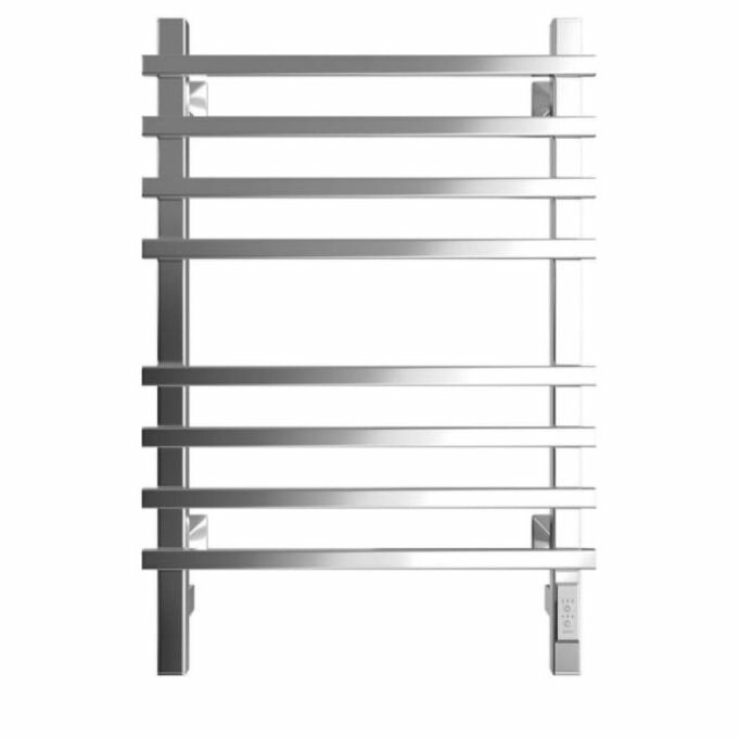 Полотенцесушитель электрический Двин (Dveen) N plaza neo 80х50 см, К диммер квадрат полированный хром