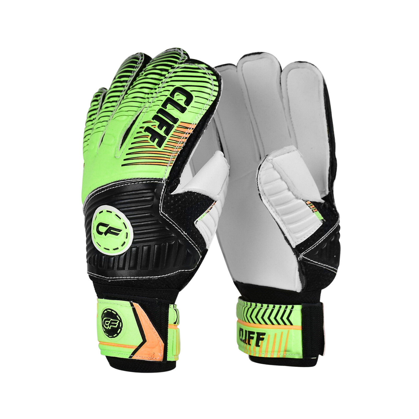 Перчатки вратарские, тренировочные CLIFF СS-21026, зелёные, р.7