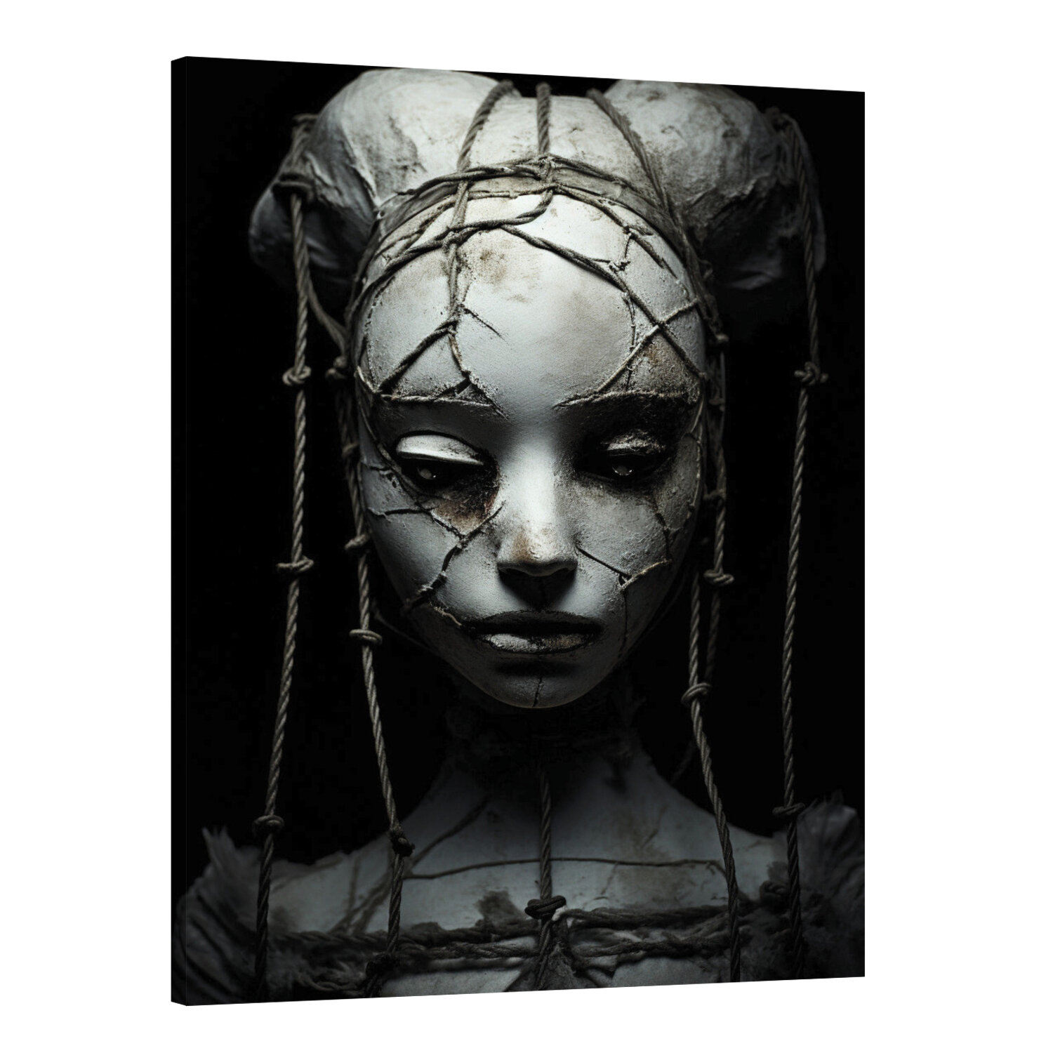 Интерьерная картина 50х70 "Кукла-марионетка"