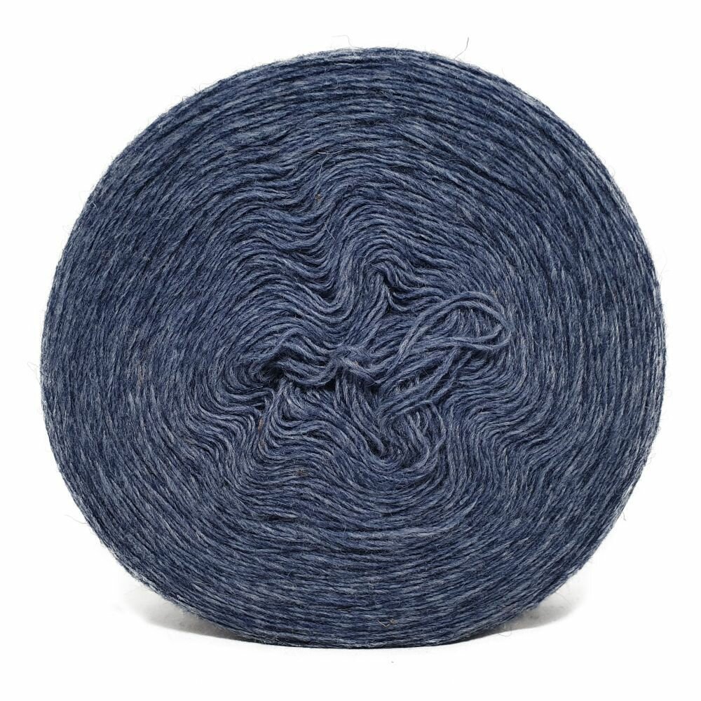 Пряжа Рассказовская Ангорка, джинс - 29, 95% шерсть ангорской козы, 5% акрил, 2 мотка, 250 г, 700 м.